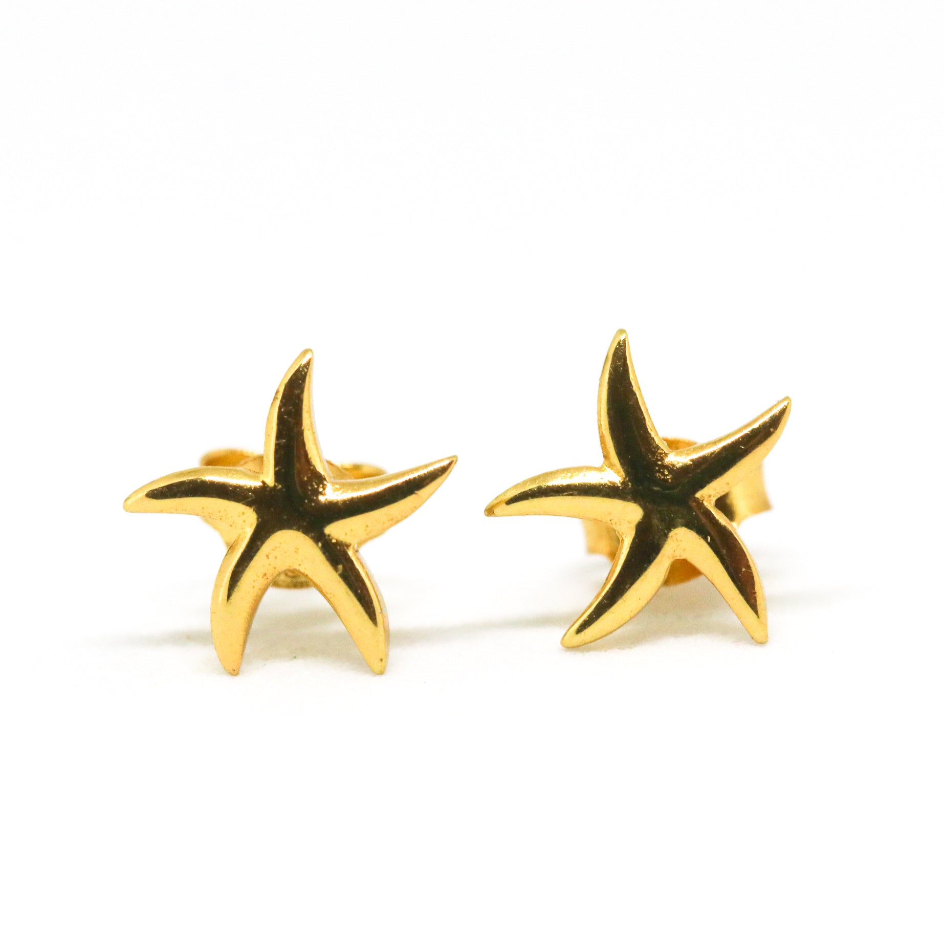 Gold Sea Star Studs – Ocea Collective